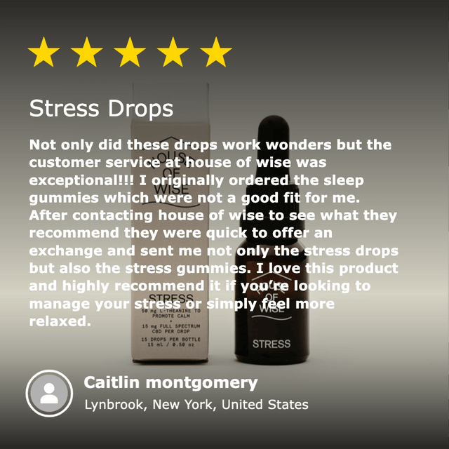 Stress Relief Drops: Destress Naturally with CBD